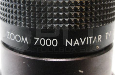 Navitar Zoom 7000 Macro Lense Plc Toolbox Supply