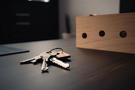 Key On The Table In The Office The Concept Of Buying Or Selling Real