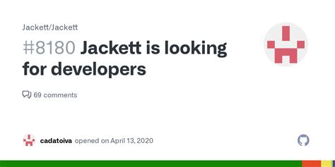 Jackett Is Looking For Developers · Issue 8180 · Jackettjackett · Github