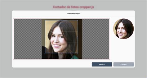 Github Kod43cropperjs Ejemplo