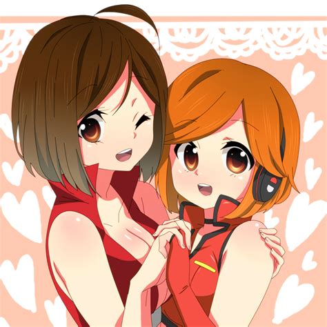 Meiko And Sakine Meiko Vocaloid Drawn By Saito Katuo Danbooru