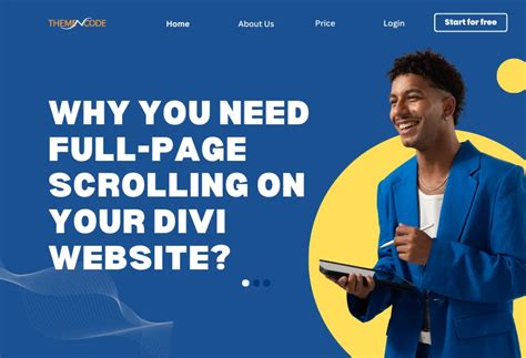 why you need full page scrolling on your divi website themencode llc