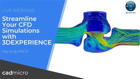 Cad Microsolutions Inc On Linkedin Livewebinar Cadmicro 3dexperience Simulation Cfd