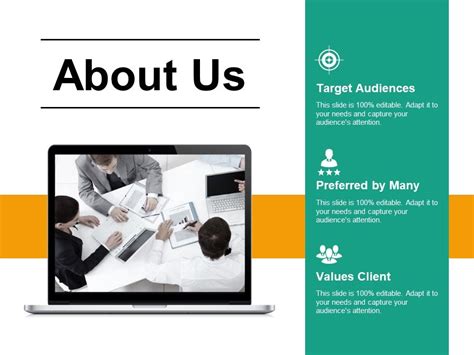 About Us Ppt Powerpoint Presentationmodel Brochure