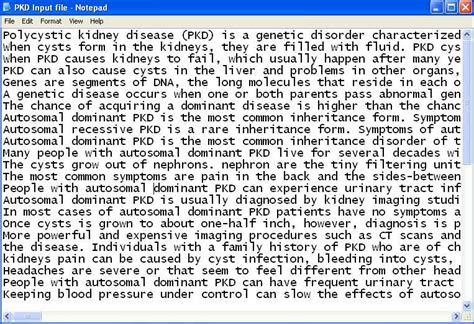 1 Snapshot Of Input File Download Scientific Diagram