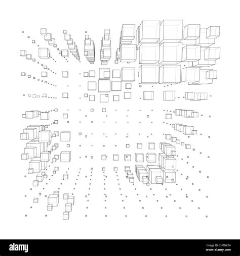 Vector Abstract Boxes Background Stock Vector Image And Art Alamy