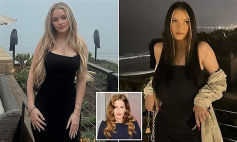 Lisa Marie Presleys Twins Harper And Finley Pose For 16th Birthday