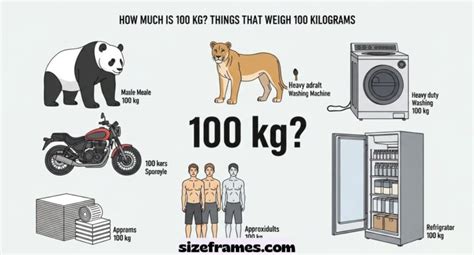 How Much Is 100 Kg 9 Common Things That Weigh 100kg