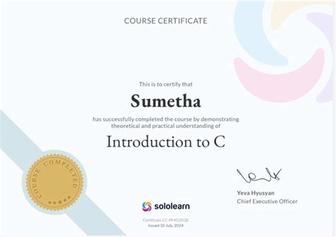 Sumetha S S On Linkedin Cprogramming Learningjourney