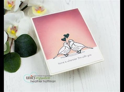 Unity Quick Tip Ink Blended Spotlight With Glitter Embosing Unity Blog