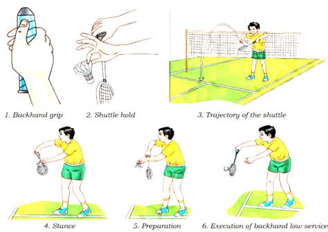 Fundamental Skills Of Badminton Sarthaks Econnect Largest Online Education Community