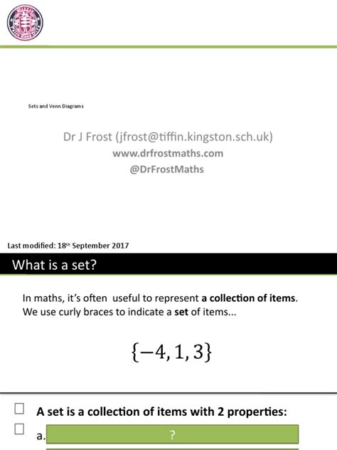 Gcse Sets Pdf Mathematical Logic Mathematical Concepts