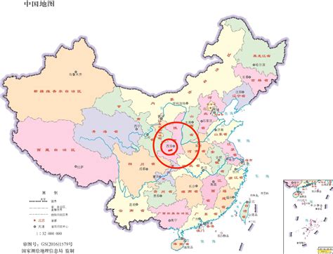 陕西西安地理位置 西安地理位置 大山谷图库