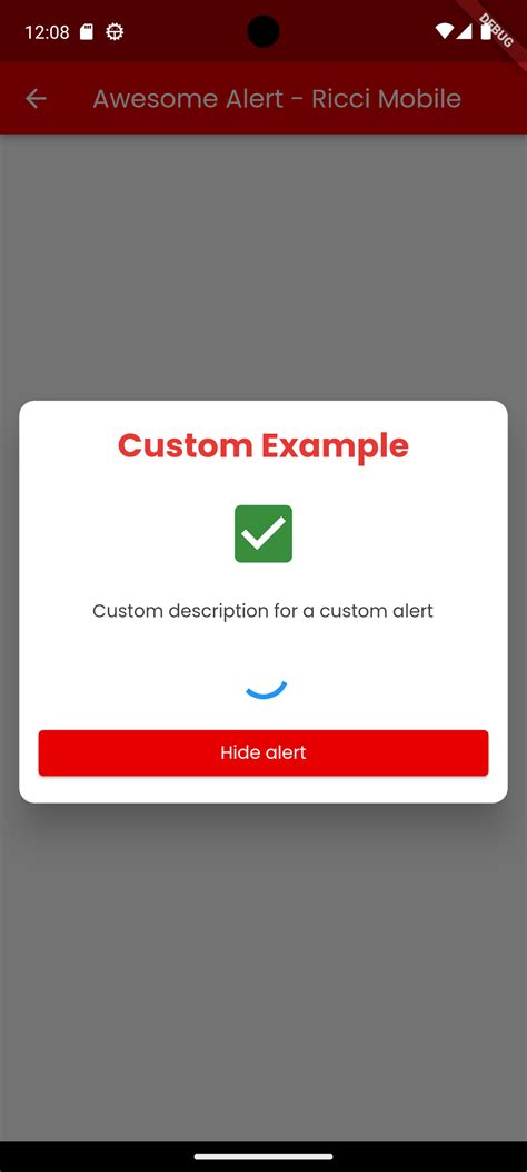 Awesomealert Flutter Package