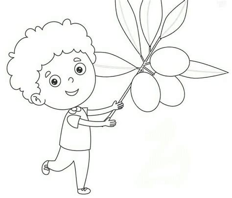 مركز التميز بطاقات تلوين 😍 موسم جني قطف الزيتون👇