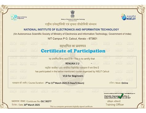 Vlsi Fpga Verilog Semiconductors Nielit Learning Innovation Renuka Uvaraj