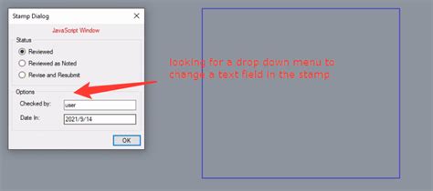 How To Create A Dropdown Menu Using Javascript In Bluebeam To Auto