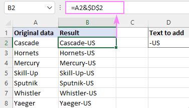 How To Add Text Or Specific Character To Excel Cells