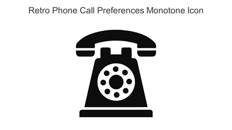 Retro Phone Call Preferences Monotone Icon In Powerpoint Pptx Png And Editable Eps Format Ppt