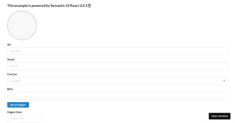 Semantic Ui Example Forked Codesandbox Semantic Ui Example Forked Codesandbox