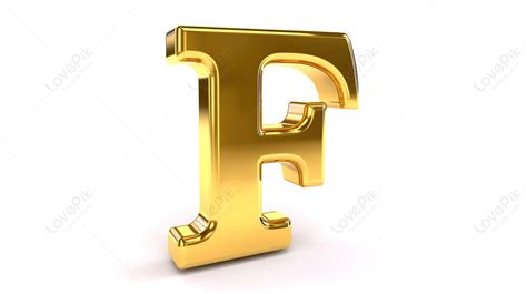 매혹적인 시각적 효과를 위해 격리된 흰색 배경에 F 모양의 눈길을 끄는 3d 황금 문자 및 숫자 눈길 배경 시각적 배경 영향 배경 이미지 Hd 눈길 시각적 영향
