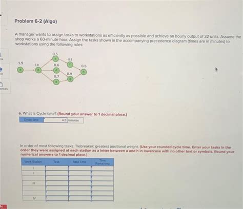 solved problem 6 2 algo a manager wants to assign tasks to