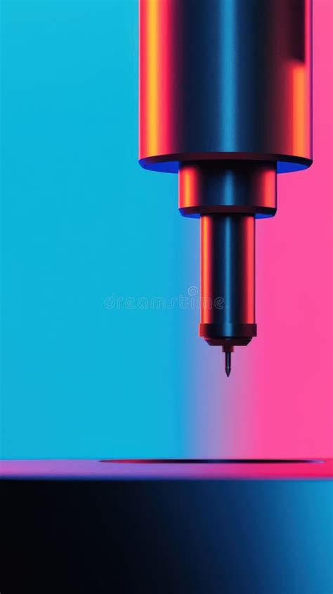 Precision Automation In Modern Factory Setup Stock Illustration