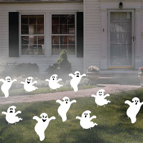 Spooky Ghost Ghost Shape Lawn Decorations Outdoor Halloween Yard