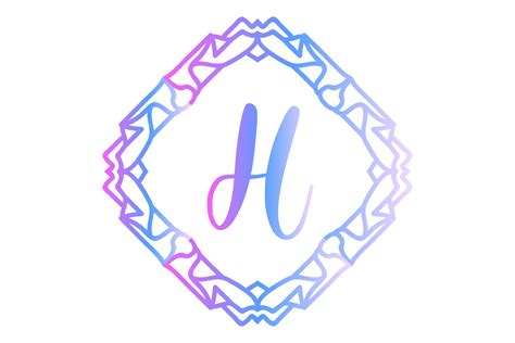 Monogram Illustration Vector With Font Graphic By Genta Illustration Studio Creative Fabrica