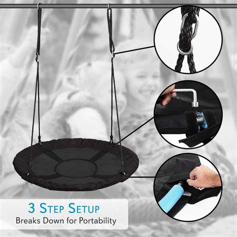 Metal Hanging Swing Tree Mount Kit Furni Outdoor World