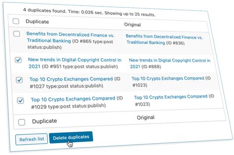 Delete Duplicate Posts Pro V497 删除重复帖子插件下载芒果运营