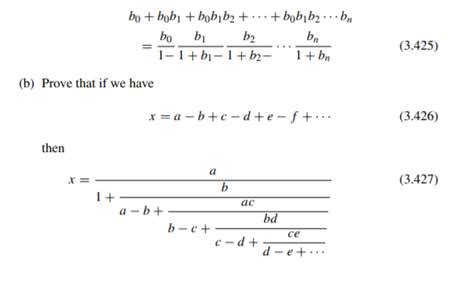 Solved Eulers Continued Fraction Formula A Prove That Eulers 1 Answer Transtutors