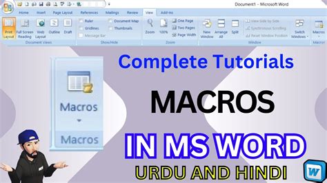 Use Of Macros In Ms Word What Is The Function Of Macro In Microsoft Use Of Macros In Ms Word