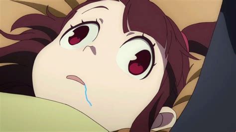 Screencap Brown Eyes Brown Hair Close Up Saliva Solo Image View