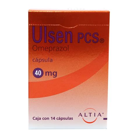 Ulsen Pcs 40 Mg Con 14 Cápsulas A Precio De Socio Sams Club En Línea
