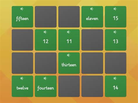 11 20 Matching Pairs