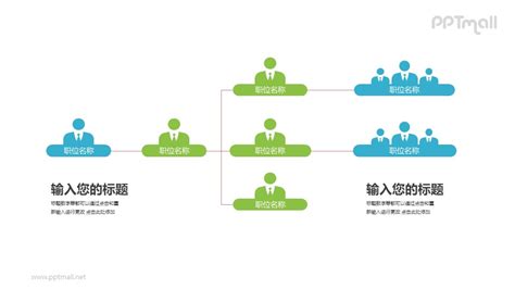 企业组织架构ppt图示素材模板下载 Pptmall