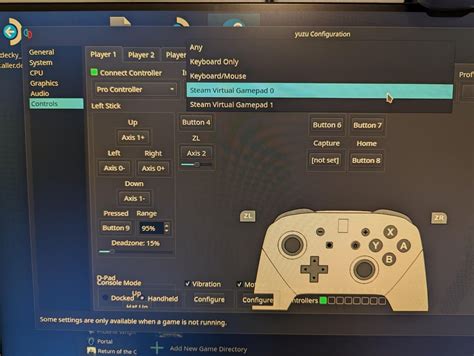 Use 2 Controllers As Player 1 In Yuzu Rsteamdeck