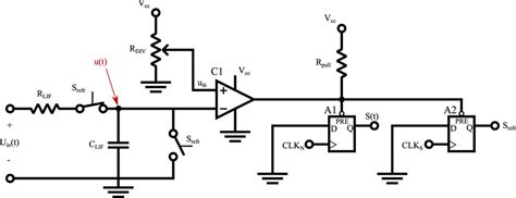 Simplified Schematic Of The Electric Circuit Used For Implementing The Download Scientific