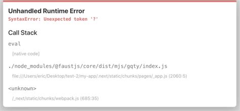 bug syntaxerror unexpected token on ios13 and below · issue 648 · wpengine faustjs · github