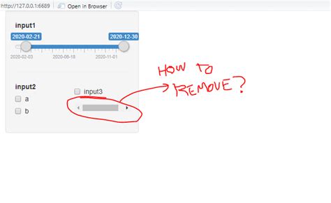 Css Remove Horizontal Scrollbar On Shiny Uis Input Stack Overflow