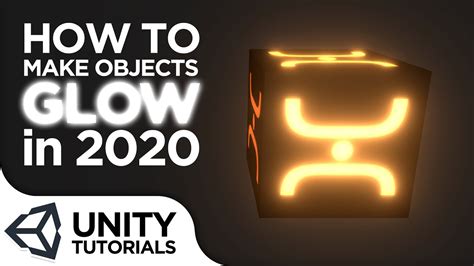 how to make an object glow in unity 2020 [beginner tutorial unity