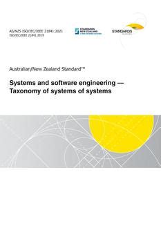 AS NZS ISO IEC IEEE 21841 PDF Engineering Standards Download