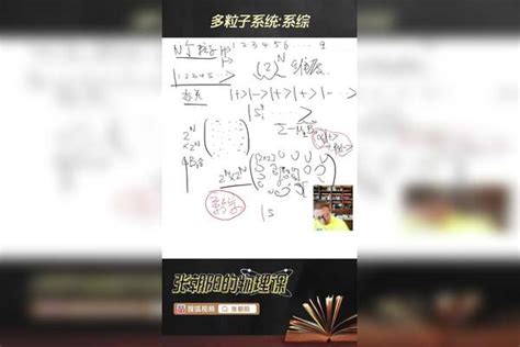多粒子系统：系综，“张朝阳”账号可查看完整版