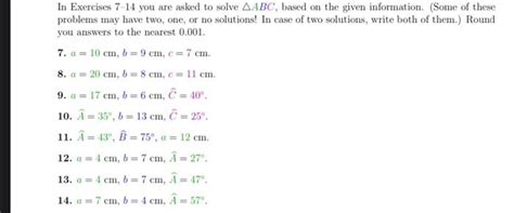 solved in exercises 7 14 you are asked to solve abc based