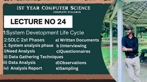 Ics Computer Science Class 11 System Analysis Complete A To Z And Sdlc