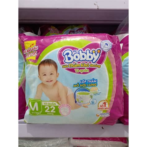 Bỉm Bobby Tã Quần Bobby Đủ Size S20 S24 M18 M22 M42 M62 L16 L38