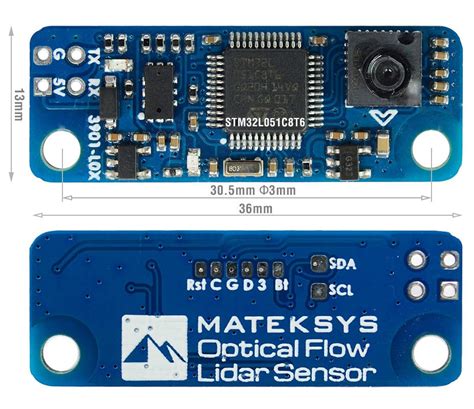 Matek 3901 L0x Mateksys Optical Flow And Lidar Sensor Rcdrone