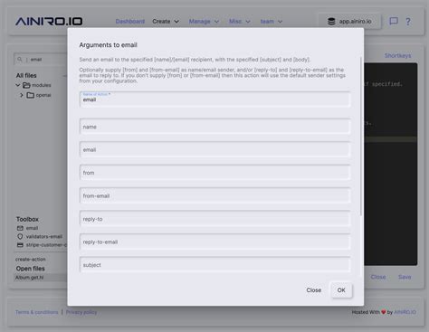 create a crud ai agent in 5 seconds ainiro io