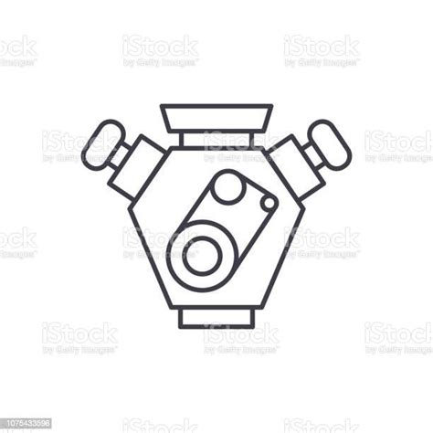 모터 자동차 라인 아이콘 개념입니다 모터 자동차 벡터 선형 삽화 상징 기호 개념에 대한 스톡 벡터 아트 및 기타 이미지 개념 개체 그룹 교통 Istock